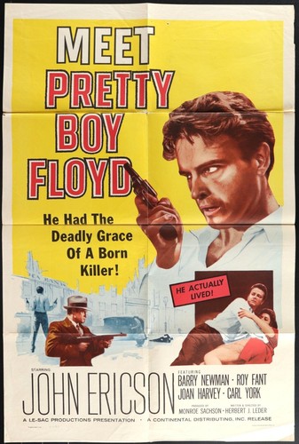 Pretty Boy Floyd (1960) Original Movie Poster Folded 27x41 | eBay