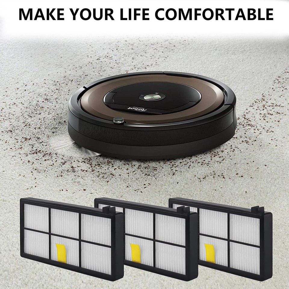 For iRobot Roomba Filters 800 & 900 Series Part 880 890 960 Vacuum ...