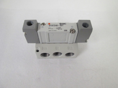 **NEW** SMC SYA7240-03T 5-Port Air Operated Valve (Base Mounted), 3/8 ...