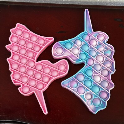 2x Unicorn Push Pop Fidget Bubble Popper Stress It Reliever Autism | eBay