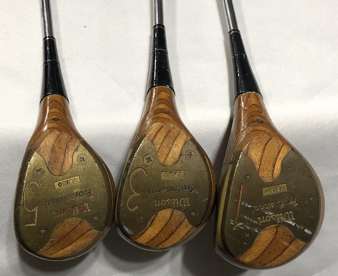 Wilson Patty Berg Professional Set Of 3 - 1 Wood / 3 Wood / 5 Wood | eBay