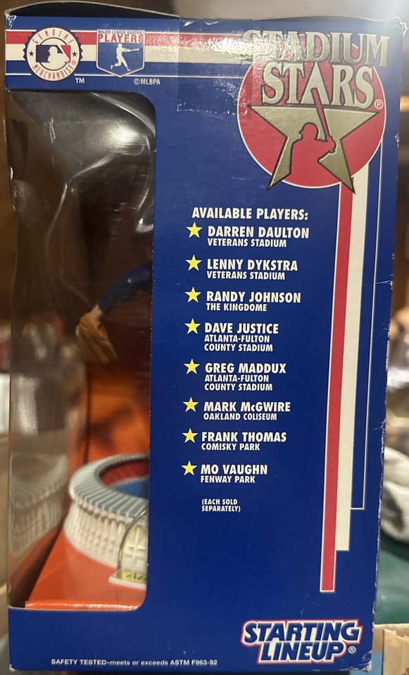 Greg Maddux Atlanta Braves 1995 Starting Lineup World Series Baseball ...