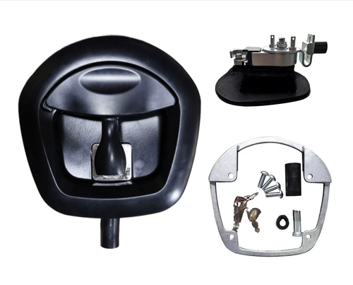 Black Whale Tail T Handle Lock Latch/Compression Lock Trailer Ute ...