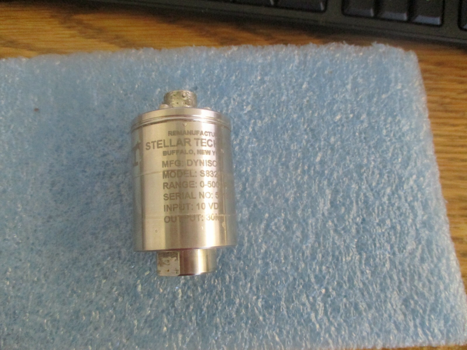 Dynisco / Stellar Technology Model: S832-110-5M-K73 Pressure Transducer ...