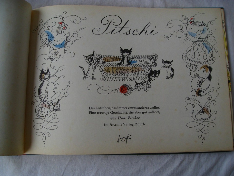 RARE! Pitschi by Hans Fischer - 1959 Original Switzerland edition | eBay