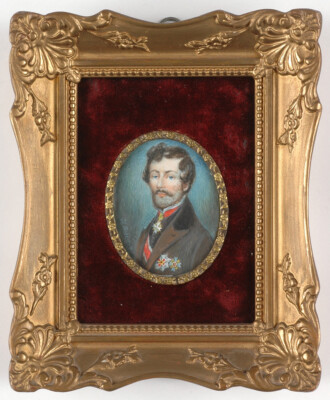 J. Endres "Portrait of a richly decorated gentleman (statesman ...