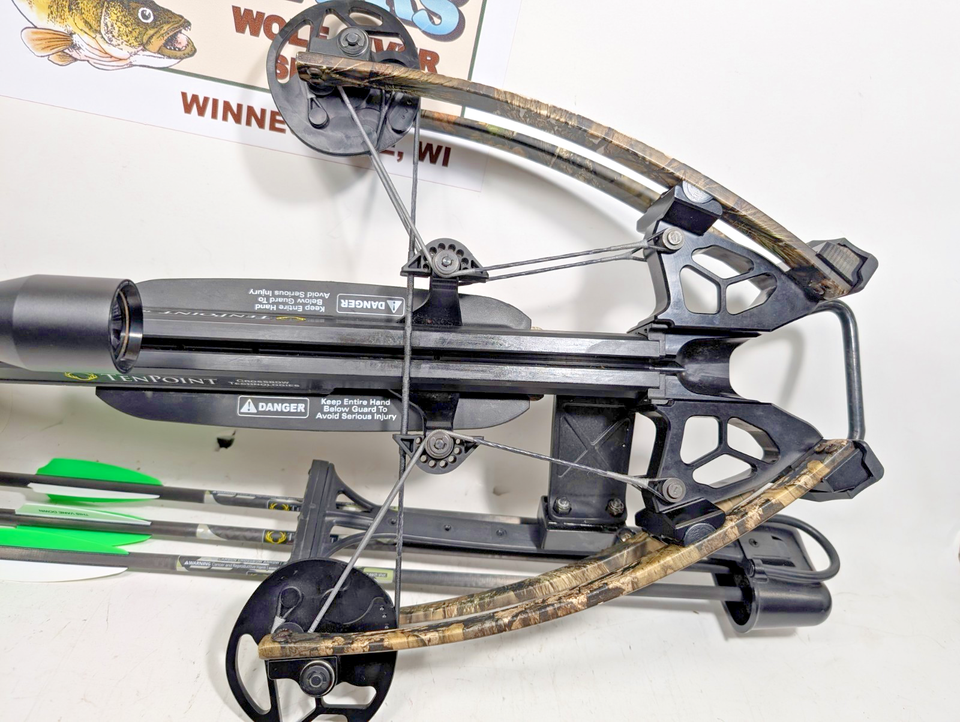 Tenpoint Shadow NXT Crossbow Package! Acu-Draw Cocking Device! 380 FPS ...