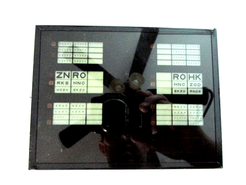 OPTEC 1000 DMV VISION TESTER REPLACEMENT SLIDE AND LIGHT SOURCE BULBS ...
