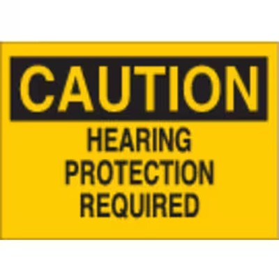 BRADY 40971 Caution Sign, 7X10", BK/Yel, Eng, Text, 40971 | eBay