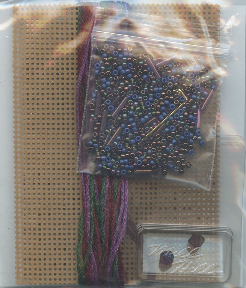 Mill Hill Royal Mauve Dragonfly Pin Counted Glass Bead Pin Kit w ...