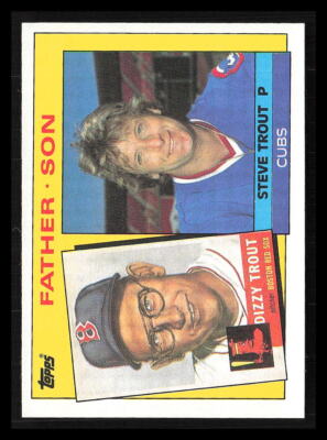 Dizzy Trout / Steve Trout F&S 1985 Topps #142 Boston Red Sox / Chicago ...