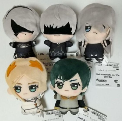 NieR Automata Ver1.1a Chibi Gurumi Plush Doll Mascot 2B 9S A2 11cm ...