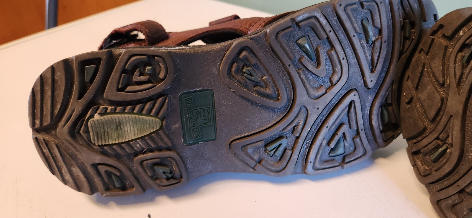 Men's Prospector Brown Leather Sandals Size 9 | eBay