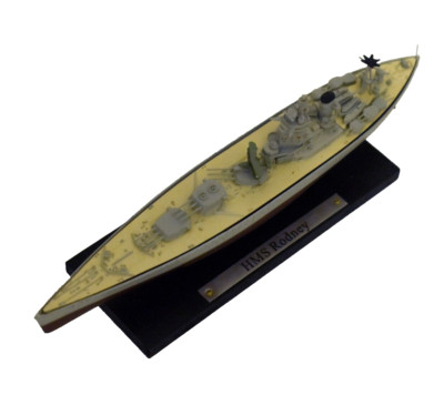 HMS Rodney Atlas Editions 1/1250 Scale Battleship WWII Model Ship | eBay