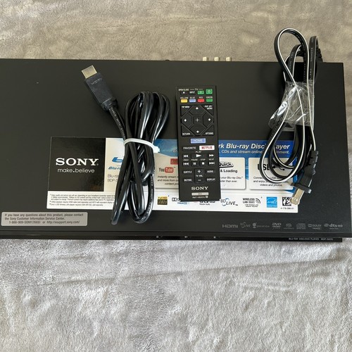 Sony BDP-S370 Blu Ray DVD Player w/ Remote & HDMI Cable NICE Tested ...