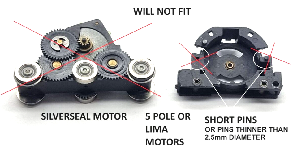 HORNBY TENDER DRIVE TRAIN LOCOMOTIVE RINGFIELD MOTOR UPGRADE KIT MODEL ...