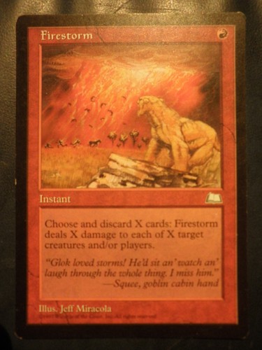 mtg magic firestorm weatherlight ENGLISH orage de feu aquilon | eBay