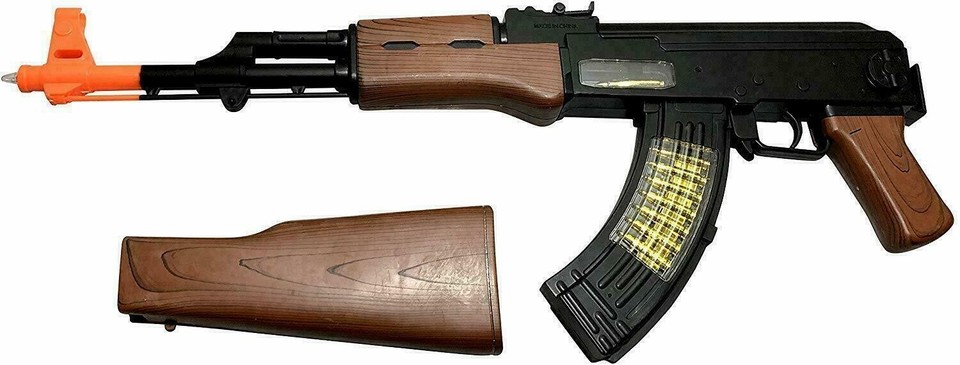27'' Special Force AK-47 Toy Rifle Toy Machine Gun Light/Sound Battery ...