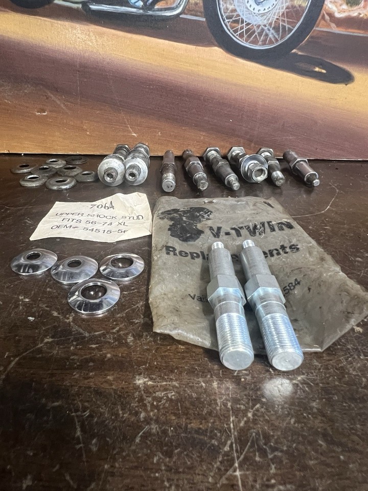 OEM Harley Davidson Rear Shock Mounts PARTS LOT Shovelhead Sportster ...