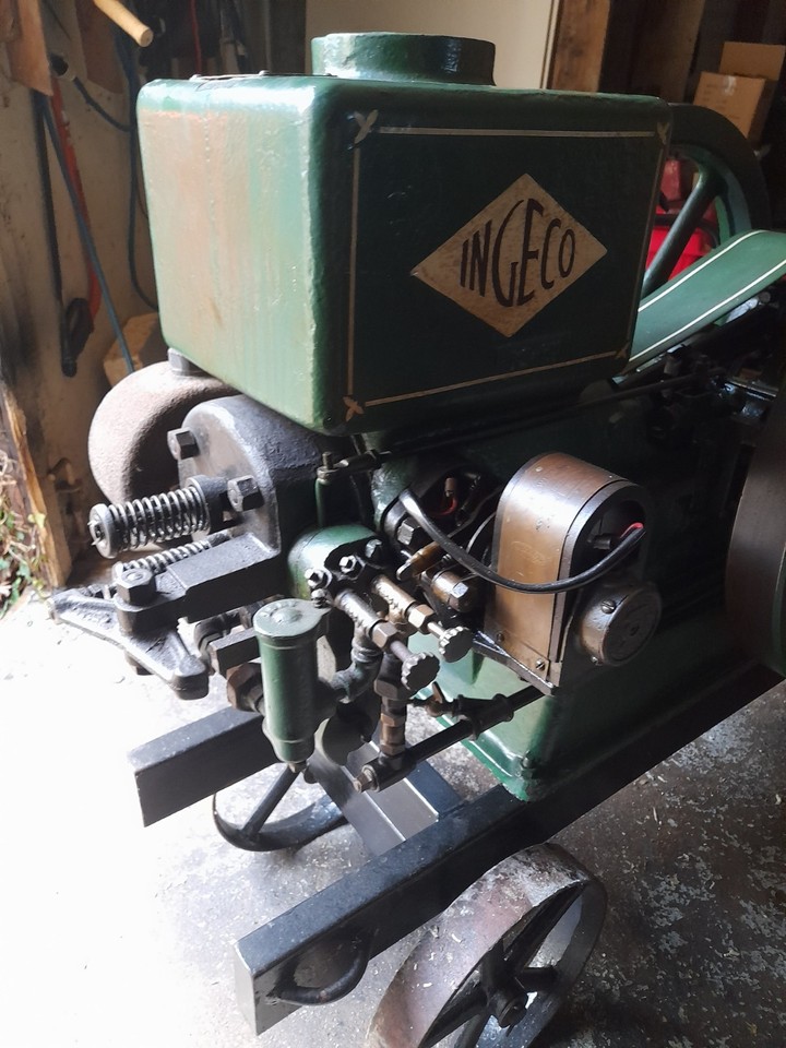 Vintage Ingeco 4hp Open Crank Stationary Engine | eBay UK