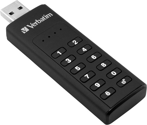 Verbatim Keypad Secure USB 3.0 Flash Drive, 64GB, Black 49428 64 GB | eBay