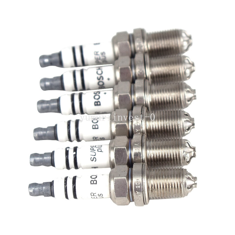 6x Bosch Platinum Spark Plugs 4417 For BMW E39 E46 E83 E36 E53 ...