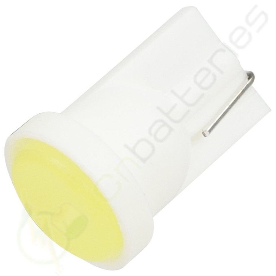 10* T10 White COB Instrument Cluster Gauge Dash LED Bulb + Twist Lock ...