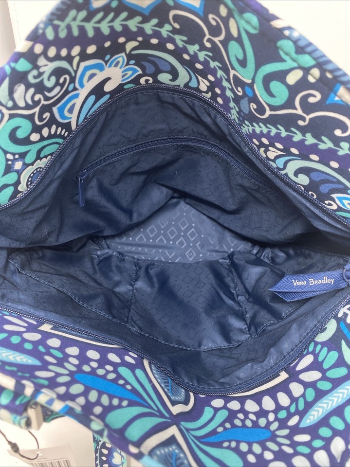Vera Bradley Large Glenna Tote Blue Island Medallion NWT | eBay