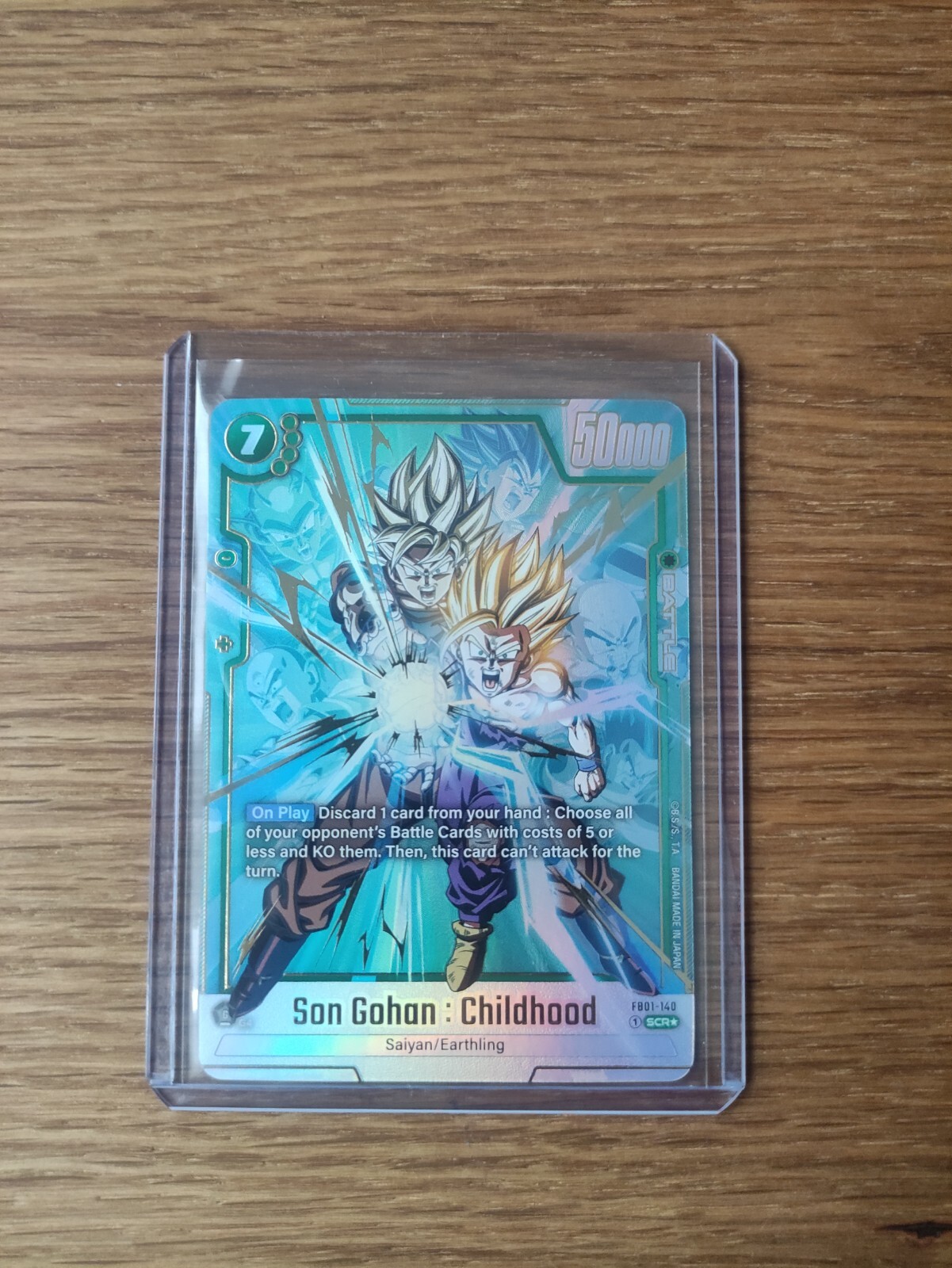 Dragon Ball Super Card Game Fusion World SCR Son Gohan: Childhood FB01 ...