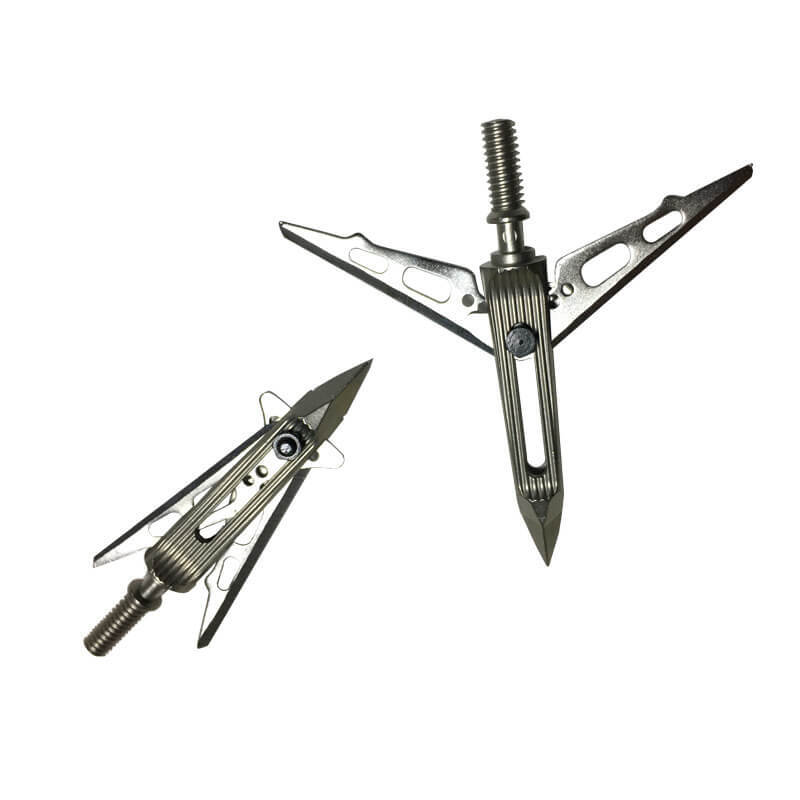 12pcs Arrowhead Broadheads 100grain Points Tips Bow Archery Screw ...