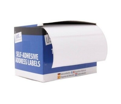 175 ROLL OF SELF ADHESIVE ADDRESS LABELS EASY PEEL STICKY STICK ON 89mm ...