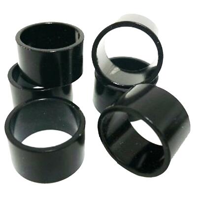 Headset Stem Spacers 5mm Black Alloy 1 1/8" A-Headset Stack Spacers ...