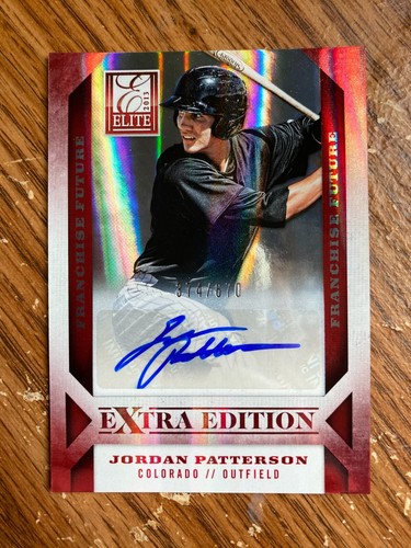 2013 Elite Extra Edition JORDAN PATTERSON Franchise Futures Auto 374/ ...