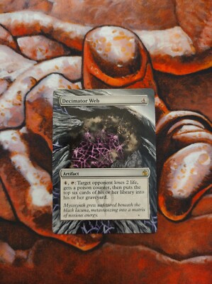 Magic the Gathering Decimator Web Hand Painted Unique Custom MTG Alter ...