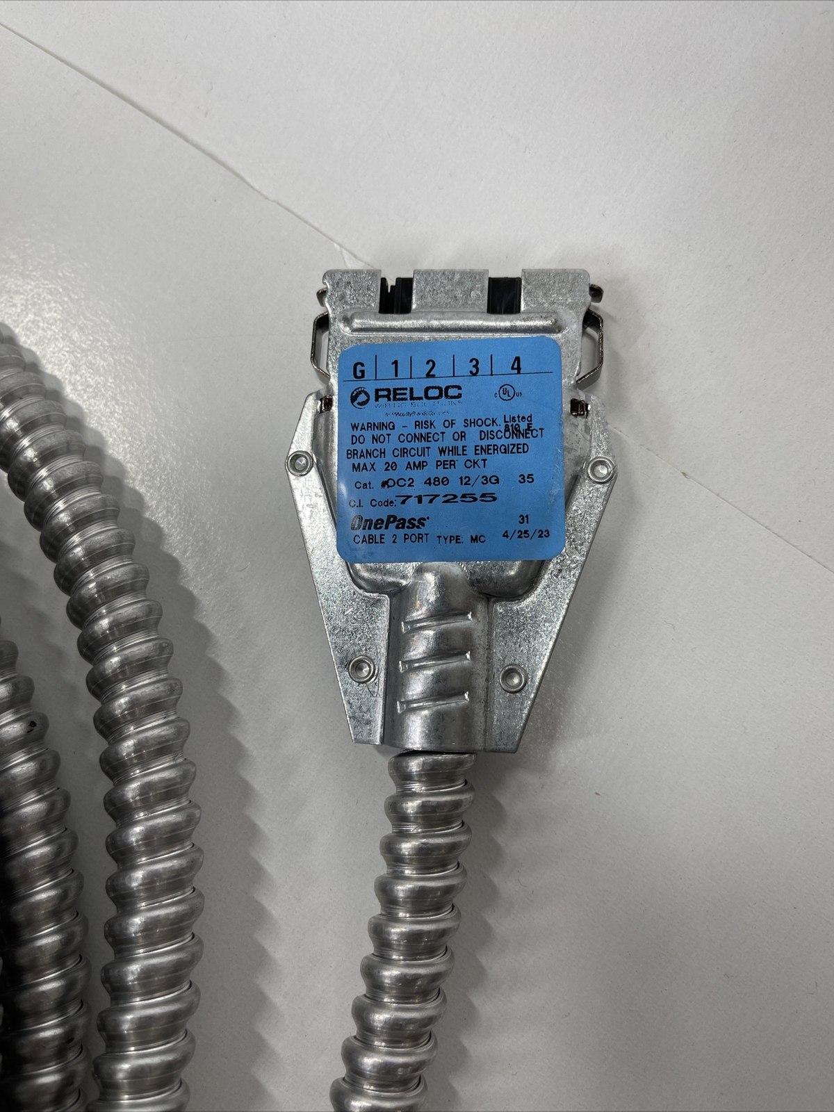 Reloc Wiring Solutions OC2 480 12/3G 35 M3 480 Volt Pack Of 3 NEW | eBay