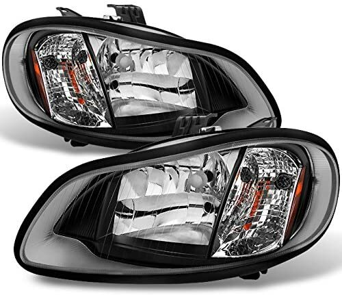 THOMAS C2 SCHOOL BUS 2010 2011 2012 BLACK HEADLIGHTS HEAD LIGHTS LAMPS ...