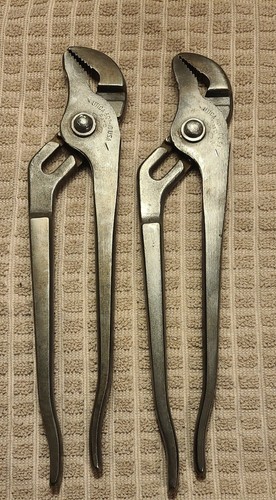 Vintage UTICA Slip Joint Pliers 507-10, 3 Diamond USA MADE Lot Of 2 ...