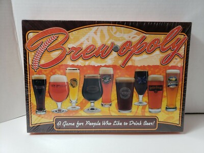 Brewopoly Board Game Monopoly Game for Beer Drinkers - New Sealed | eBay