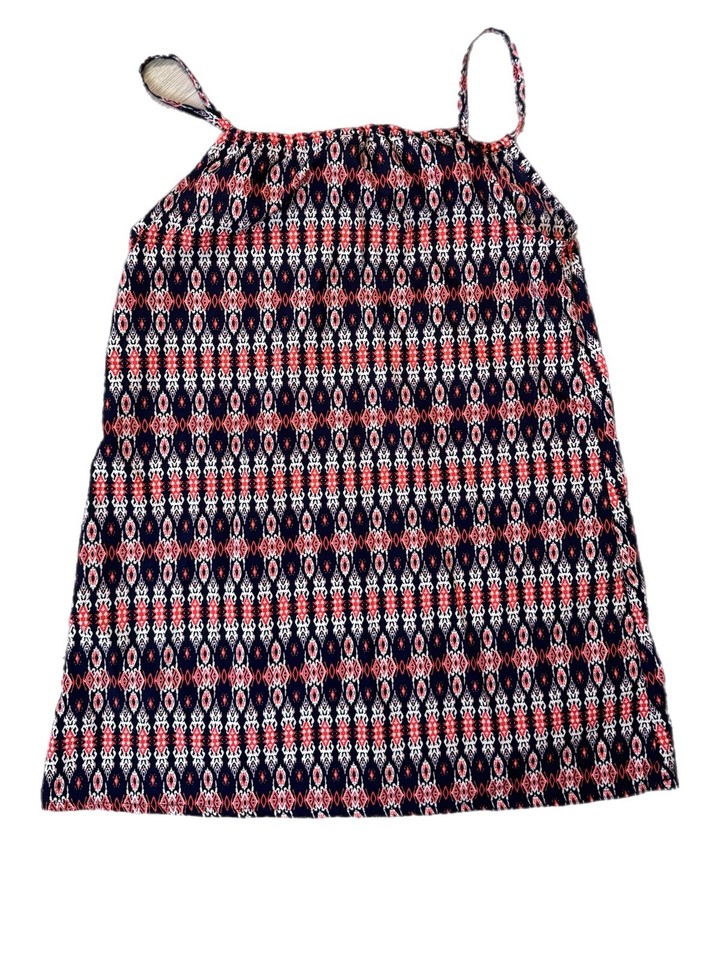 Women’s Navy Blue & Pink Tribal Pattern Bathing Suit Cover Up Dress ...