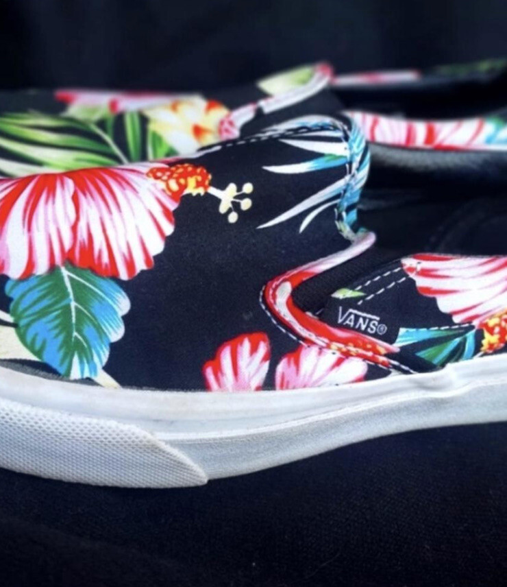VANS Hawaiian Print Size 5 1/2 ! | eBay