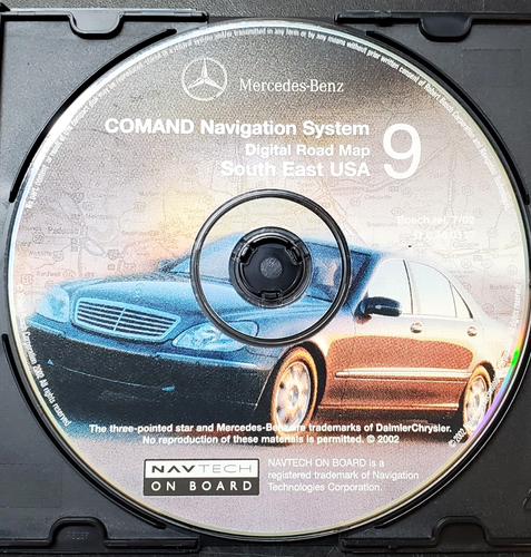 2002 Mercedes Benz Command Navigation GPS CD # 9, Map Disc Q6 46 0117 ...