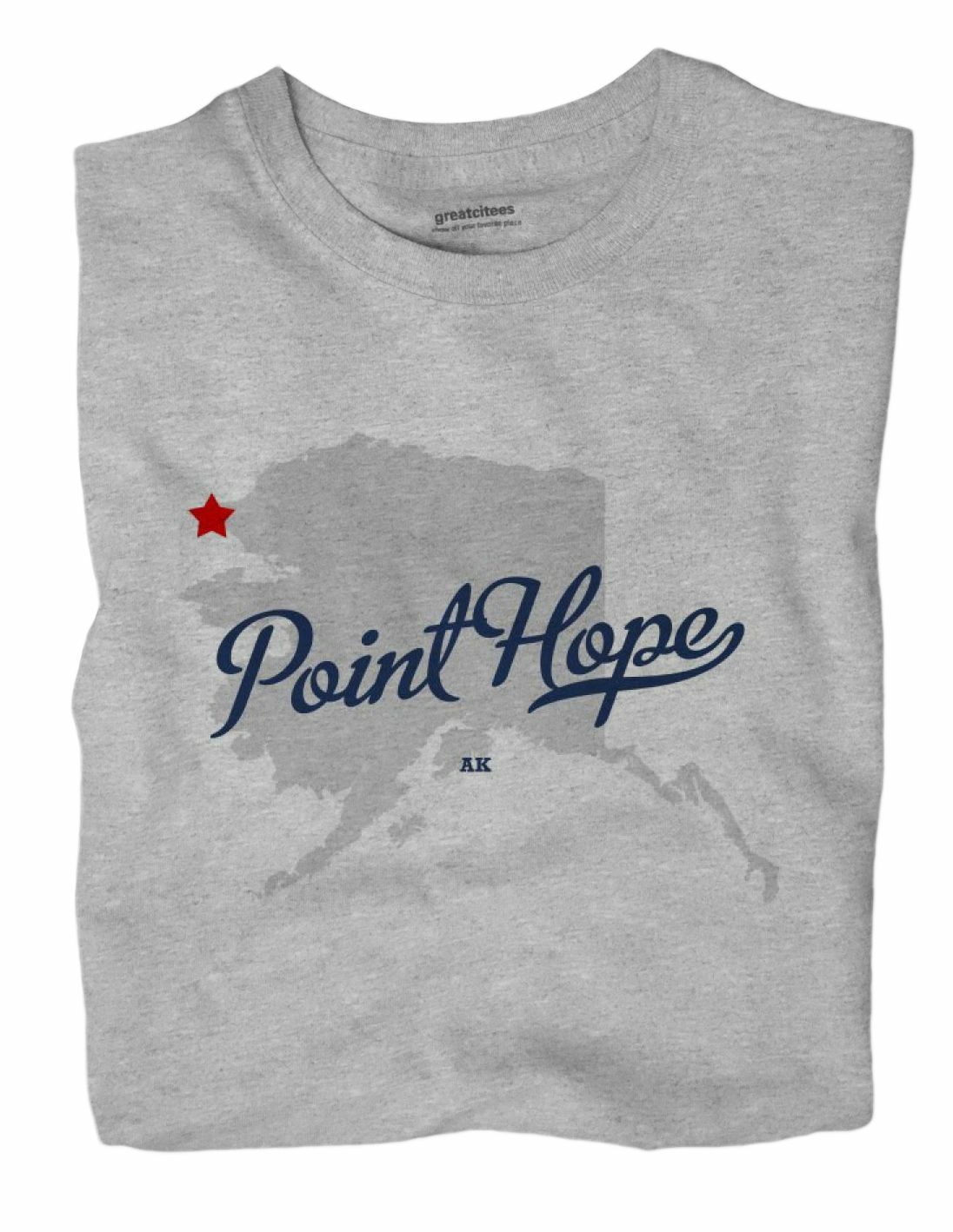 Point Hope Alaska AK T-Shirt MAP | eBay