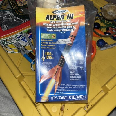 Estes Alpha III Model RocketSet 1256. 1100 Feet | eBay