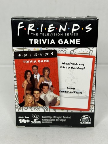 Friends Trivia Card Game 90s Comedy Central Perk Matthew Perry Jennifer ...