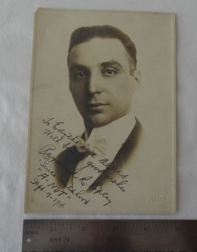 RAY RIPLEY AUTOGRAPH PHOTO 7 BY 9 BLACK & WHITE SILENT MOVIE ACTOR 1914 ...