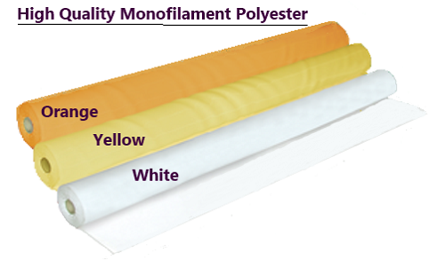 White Monofilament Poly Screen Printing Fabric–330-80" Wide x 10 Yards ...