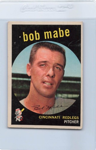 1959 Topps #356 Bob Mabe Redlegs EX *7123 | eBay