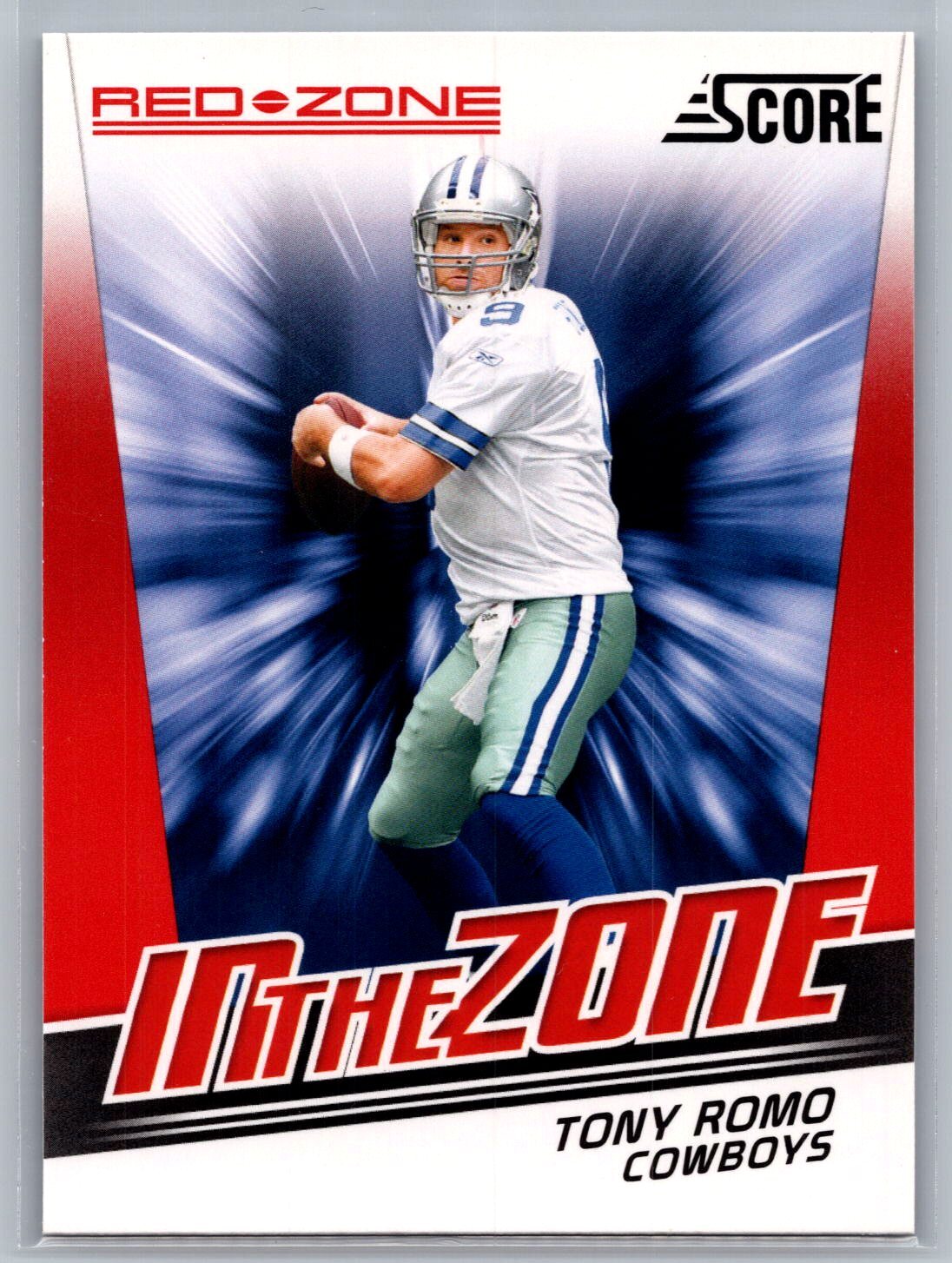 2011 Score Tony Romo #30 In the Zone Red Zone | eBay