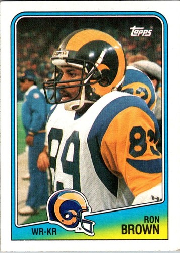 1988 TOPPS RON BROWN LOS ANGELES RAMS #290 | eBay