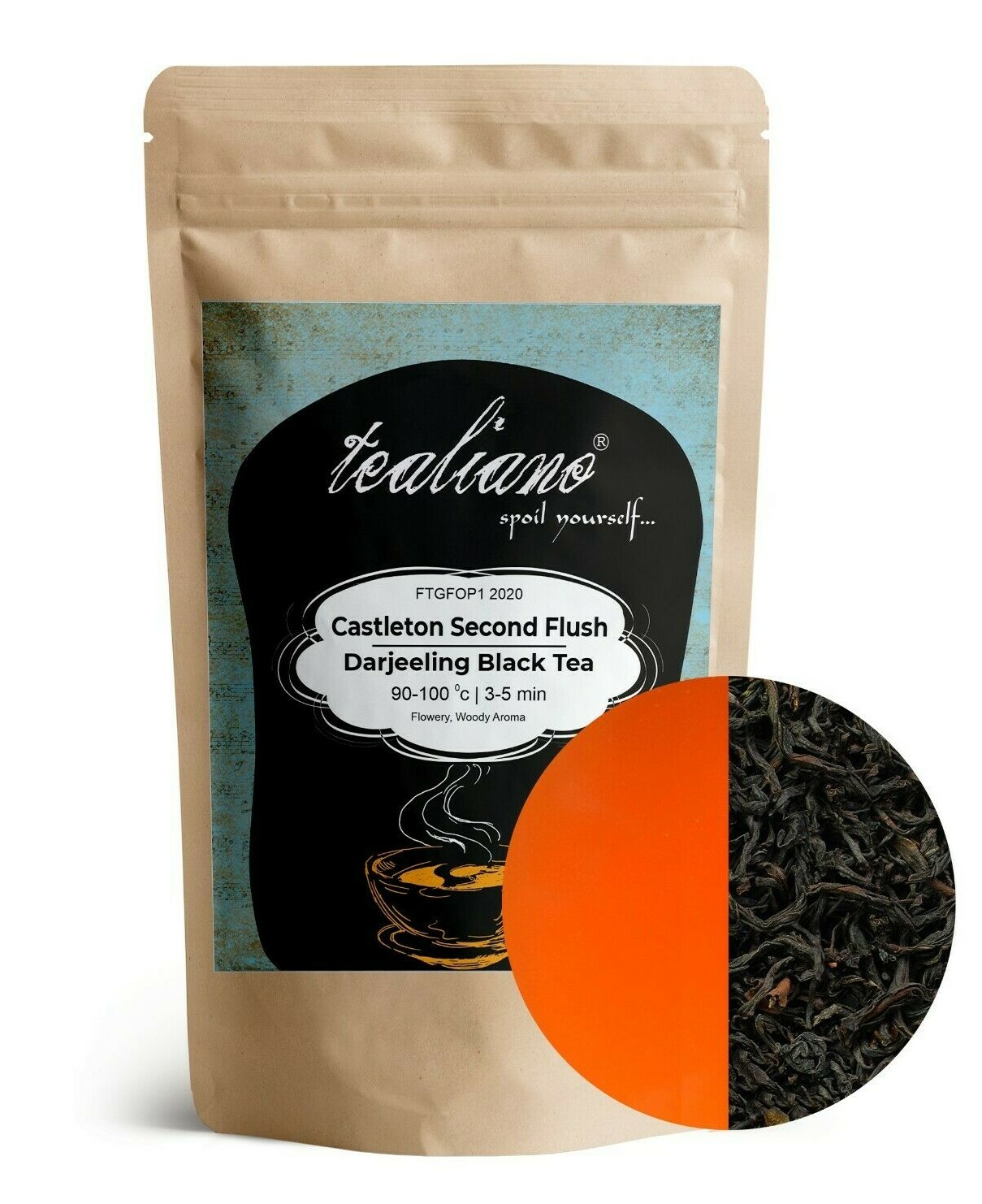 Darjeeling Tea Second Flush FTGFOP-1 Castleton Estate 2023 Black Loose ...